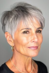 63 Elegant Hairstyles for Women Over 60 with Fine Hair - The Hairstyle Edit
