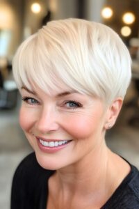 61 Stunning Hairstyles for Women Over 50 with Bangs - The Hairstyle Edit