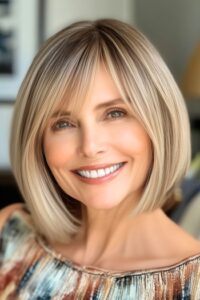 34 Sleek Bob Haircuts With Bangs That Are Totally On-Trend - The ...