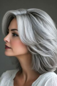 38 Trendsetting Medium-Length Layered Haircuts For Older Women - The ...